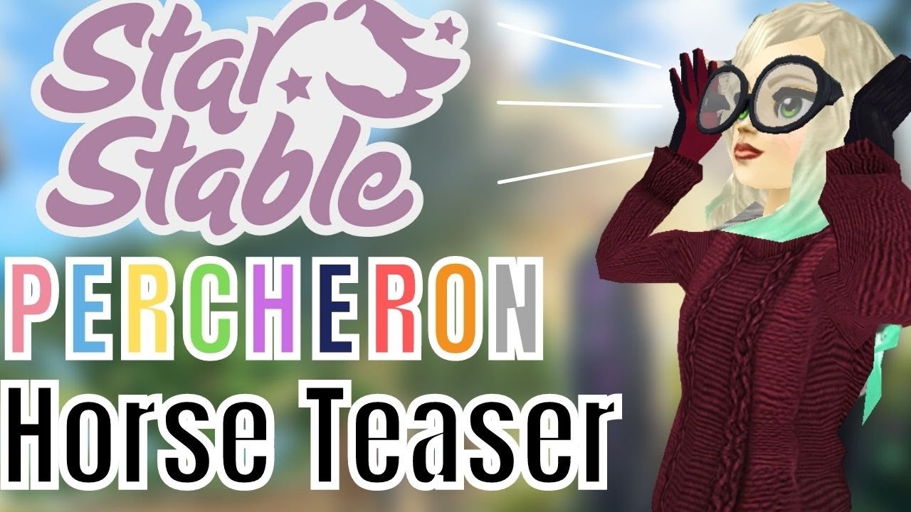 The Percheron Horse Teaser 🎬😍|| Star Stable Online - YouTube