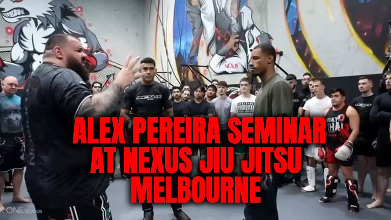 Alex Pereira Seminar At Nexus Jiu Jitsu & MMA. - YouTube