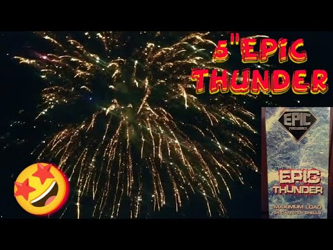 5" Canister Shells x6️⃣: EPIC THUNDER (Epic Fireworks) *Solid Hitters ...