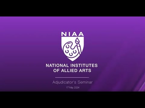 NIAA Visual Arts Workshop May 2024 - YouTube