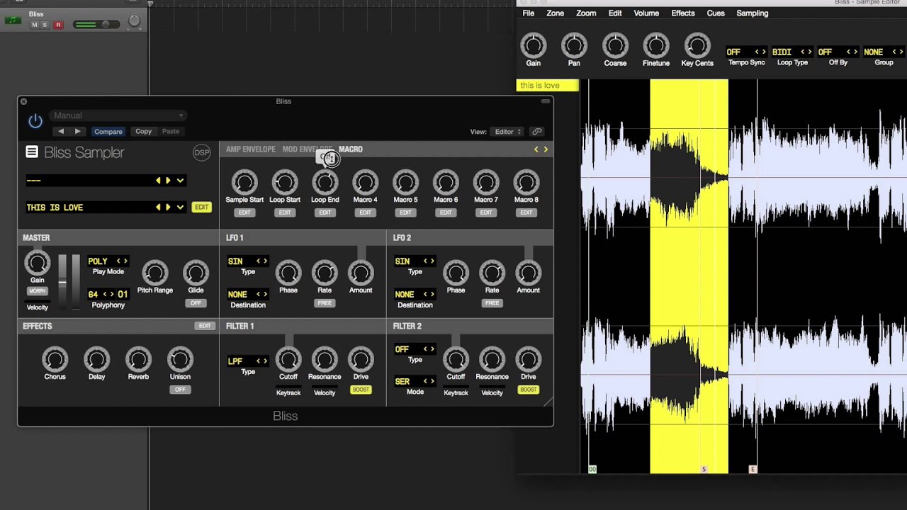 Bliss — Playback Automation / Modulation - YouTube