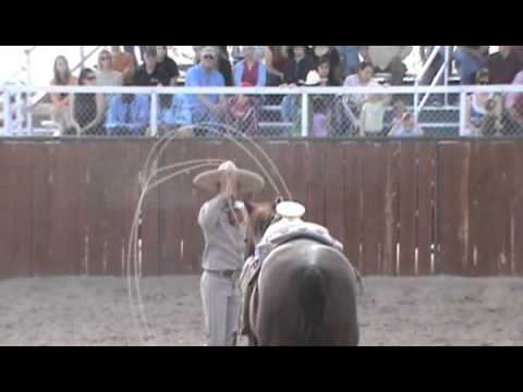 Daniel Castro charro trick roping - YouTube
