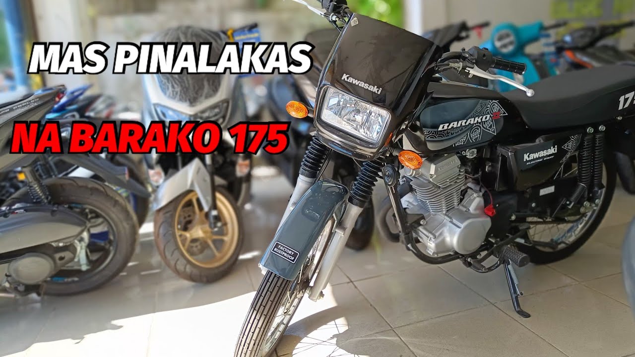 KAWASAKI BARAKO 175 DUAL STARTER - PINAKA MALAKAS NA BARAKO 175 - YouTube