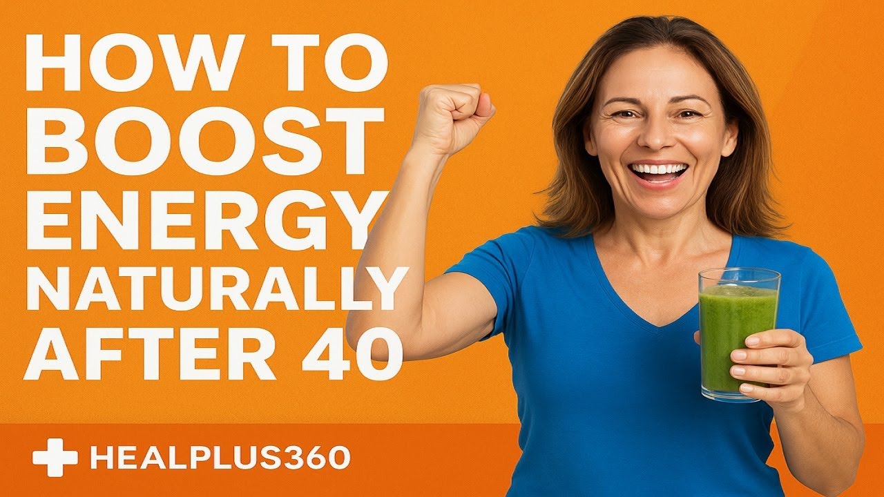 How to Boost Energy Naturally After 40 #healplus360 #healthtips - YouTube