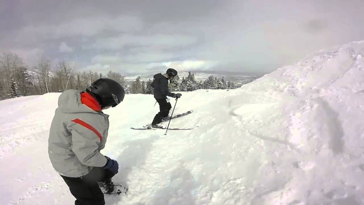 Snowboarding in PCMR's Neff Land - YouTube