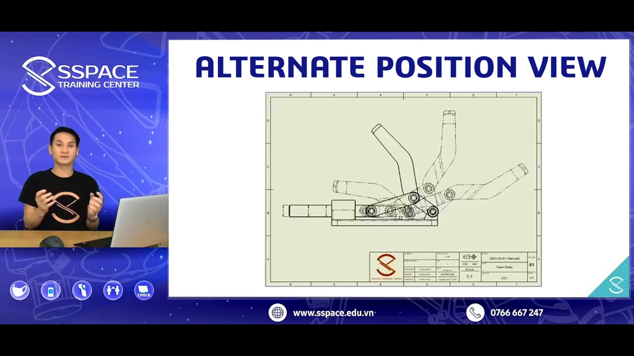 SOLIDWORKS Tips & Tricks | Alternate Position View | Mô tả chuyển động ...