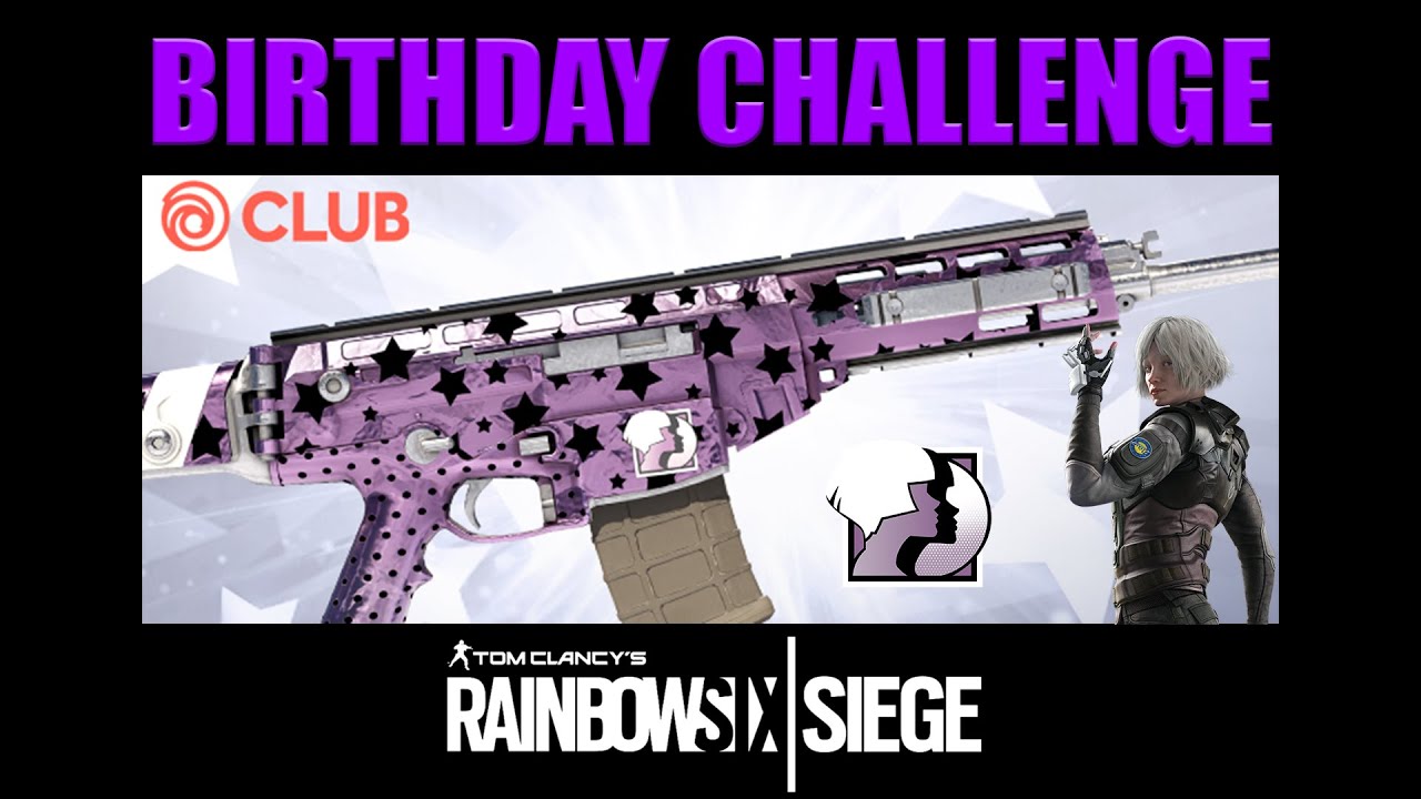 Iana's Gift Weapon Skin Birthday Challenge - Rainbow Six Siege - YouTube
