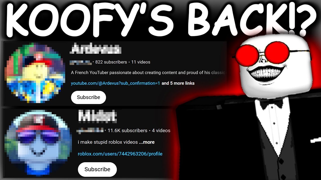 Koofy's return rumours debunked!? (ROBLOX) - YouTube