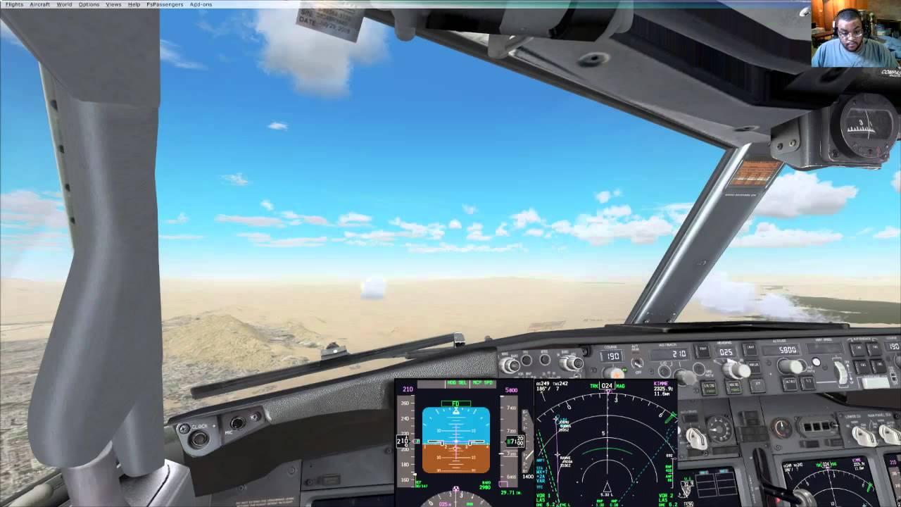 bumpy Visual approach into Rwy 19R at KLAS in the 737-800 - YouTube