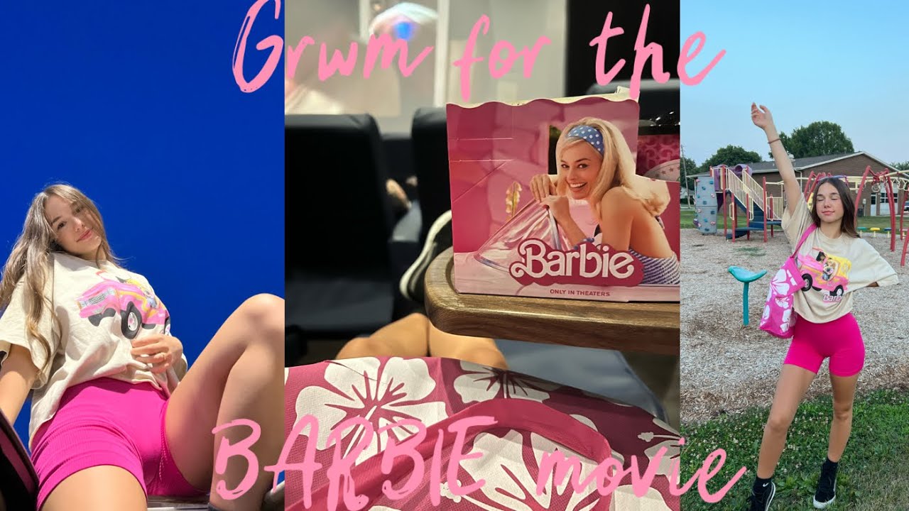 a CHAOTIC grwm for the BARBIE movie - YouTube