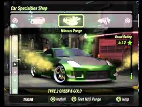 NFSU2 Rachel's car, tunning and test driving - YouTube