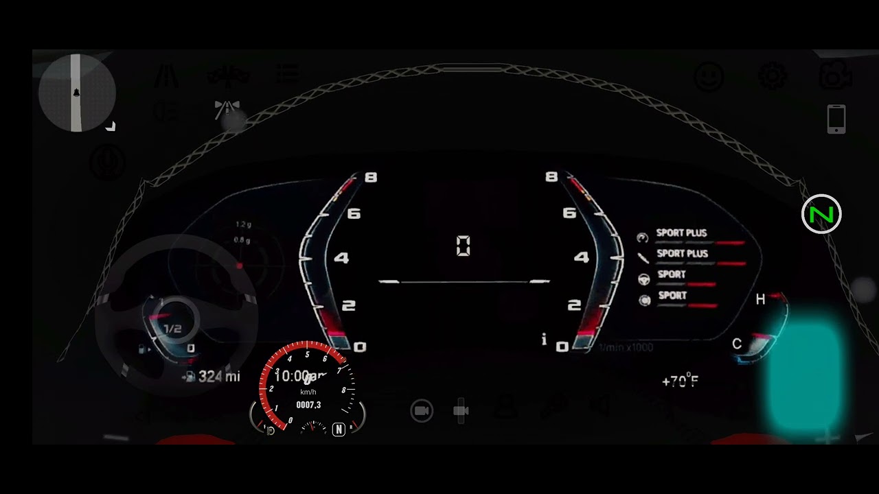 BMW M4 G82 Top Speed Run Night In Car Parking Multiplayer - YouTube