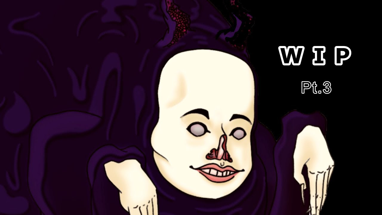 Pale Face Monster pt.3 - Outline Front and Side References With ...