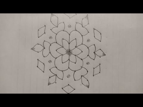 11*6 dot kollam #simple muggulu #festivalrangoli #mugguludesigns #daily kollam