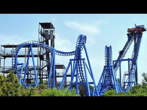 Diabolik Invertigo front seat ride (Movieland at lake Garda) - YouTube