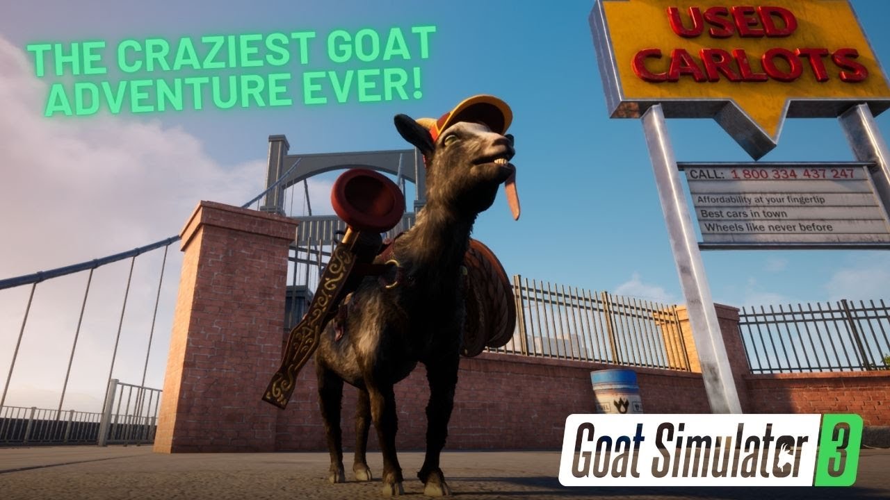"GOAT SIMULATOR 3 LIVE - The Craziest Goat Adventure Ever!" - YouTube