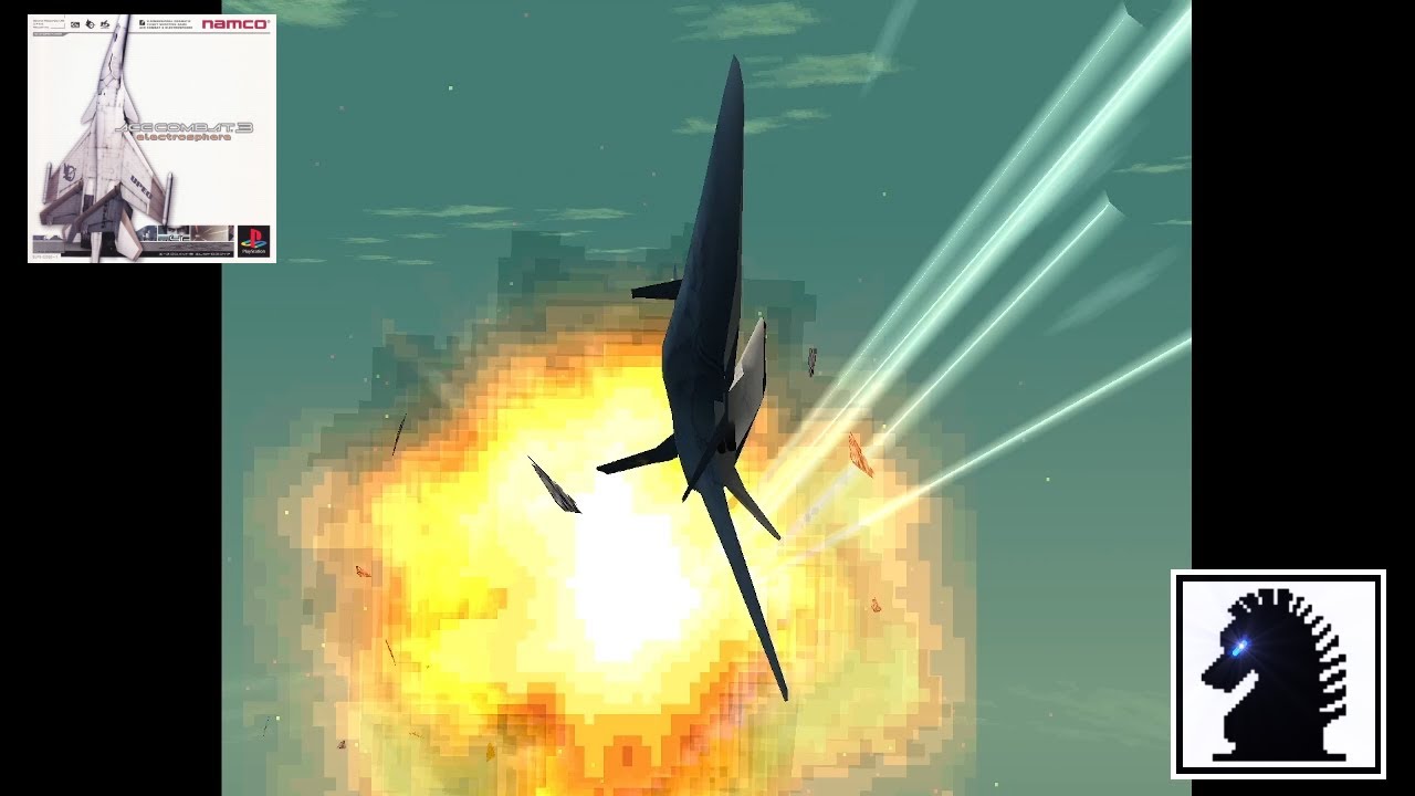 PSX Ace Combat 3: Electrosphere - Neucom #13: Revenge | R-103 Delphinus ...