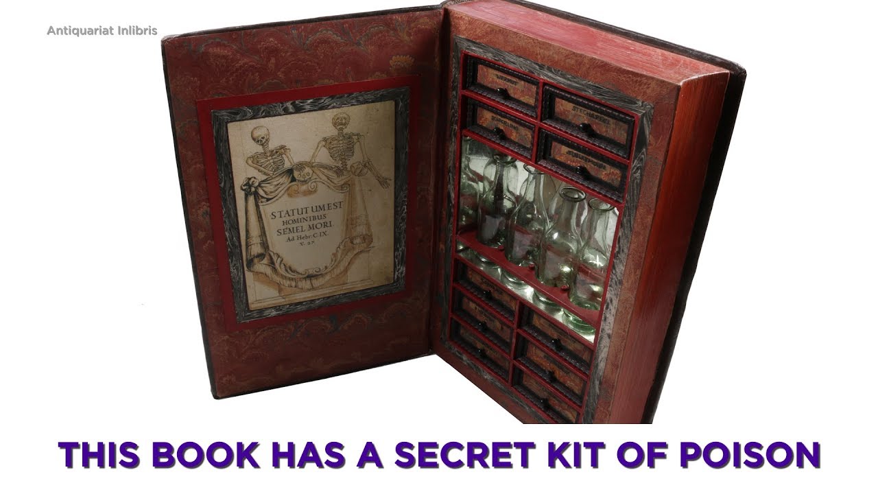This book has a secret kit of poison - YouTube