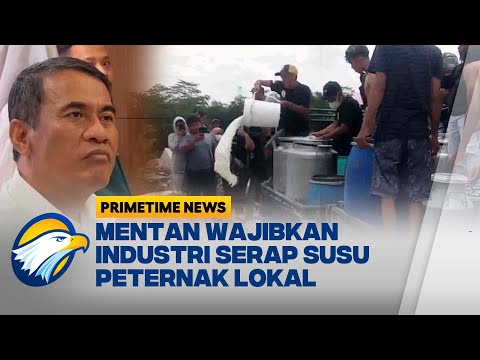Banjir Impor Susu, Peternak Mandi Susu - [Primetime News]