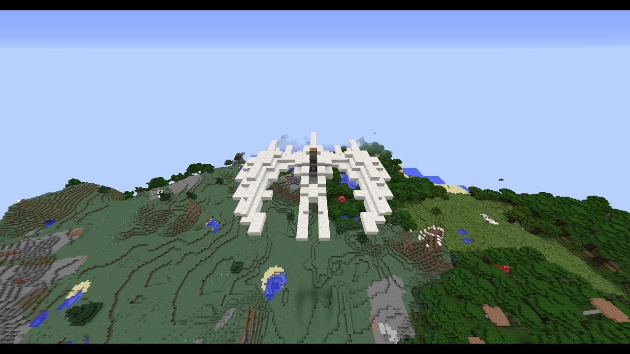 Minecraft Tutorial // How To Build A Batwing / Prototype-1200 (My Own ...