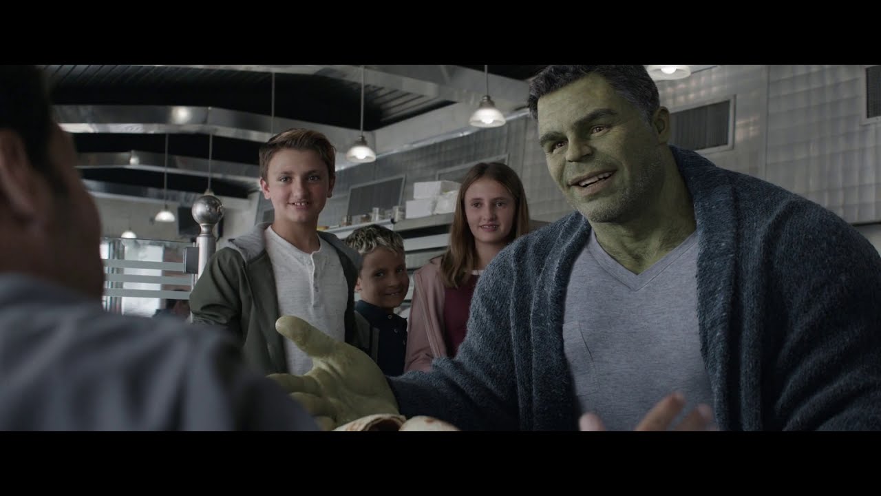Hulk selfie scene | avengers endgame | (BLURAY) - YouTube