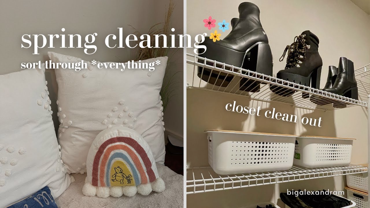 SPRING CLEANING AND ORGANIZING: declutter and reset my apartment - YouTube