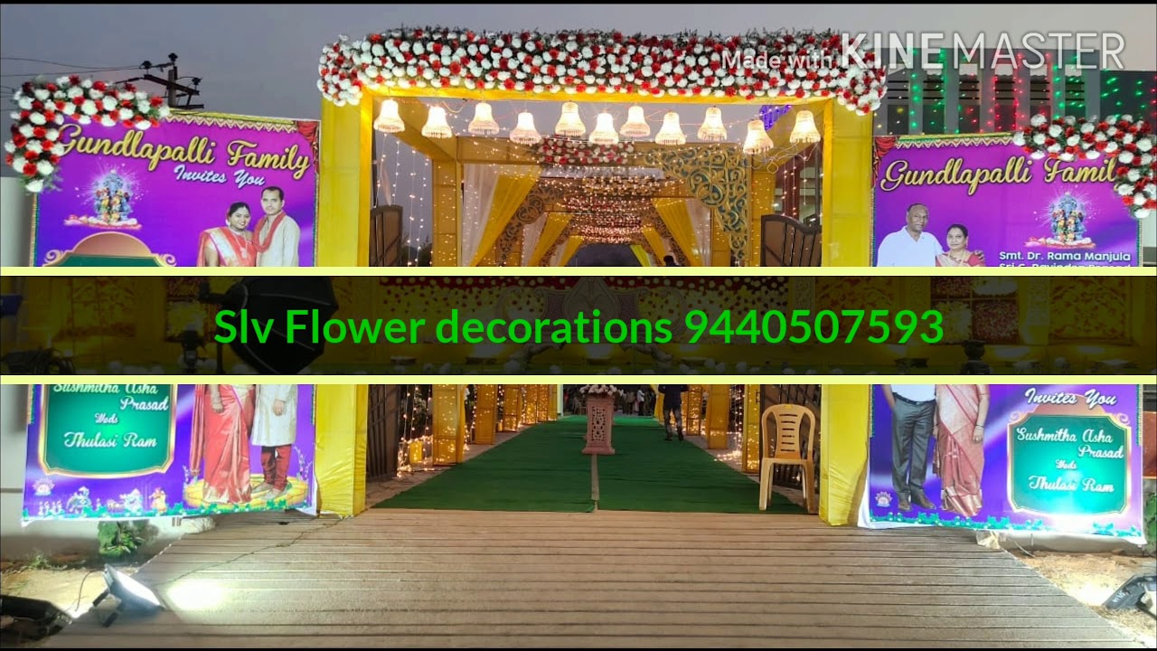 Slv Flower decorations - YouTube