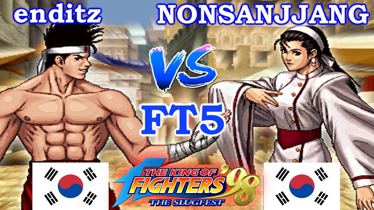 KOF 98 - enditz vs NONSANJJANG FT5 - YouTube