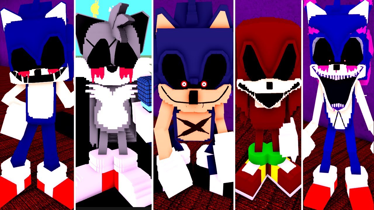 SONIC.EXE, TAILS.EXE, KNUCKLES.EXE, LORD X E MAIS NESSE NOVO JOGO! ONE ...