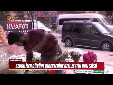 SEVGİLİLER GÜNÜNE ÇİÇEKLERİNE ÖZEL ZEYTİN DALI SÜSÜ