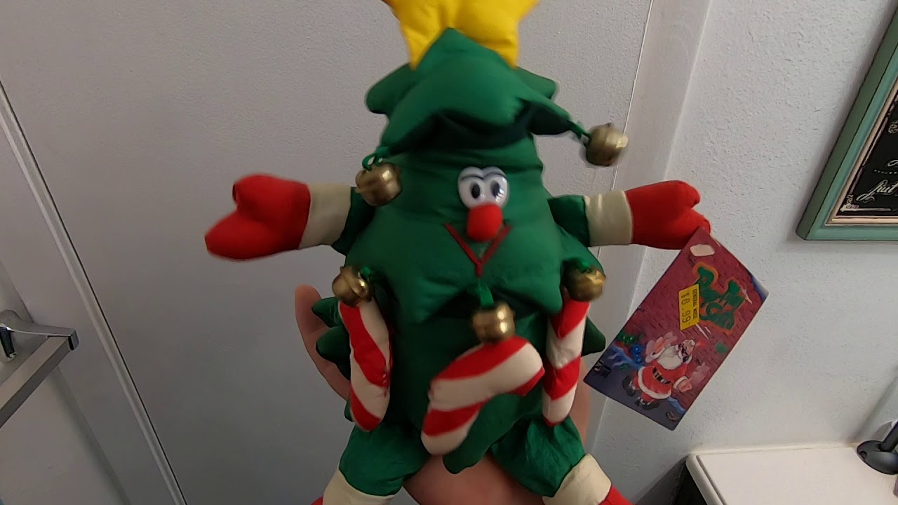VINTAGE JINGLE RAP CHRISTMAS TREE ELECTRONIC HIP HOP MUSICAL 90S TL TOY ...