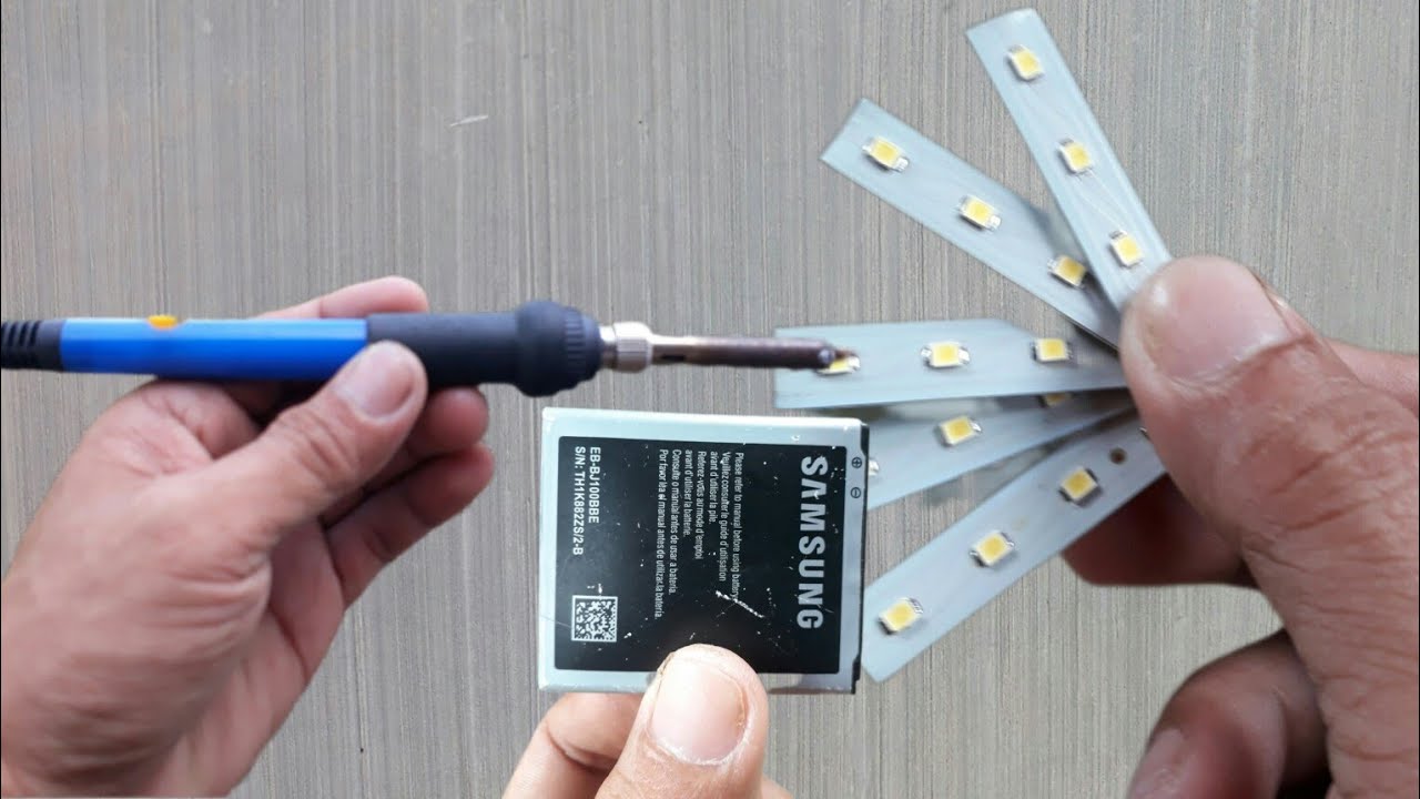 How to make a decoration lights using the old led | EXPERIMENT THE ...