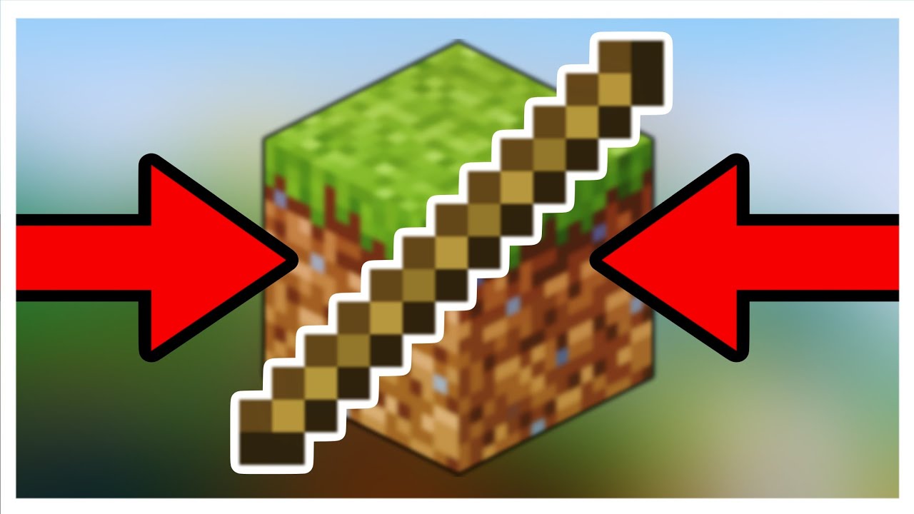 I beat Minecraft with a stick (SPEED RUN) - YouTube