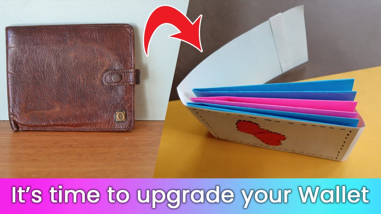 Time to upgrade your Wallet | Handmade paper wallet | DIY ORIGAMI ...