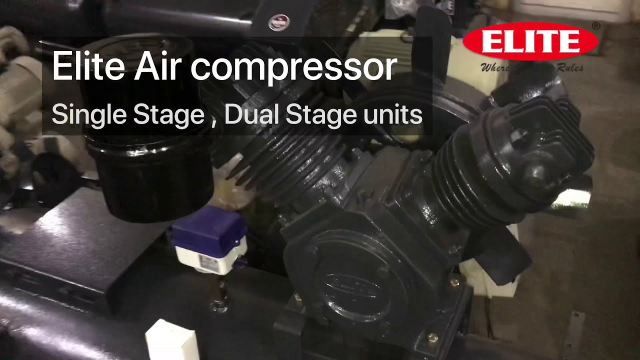 Elite Single cylinder double cylinder Air compressors ( Made in India ...