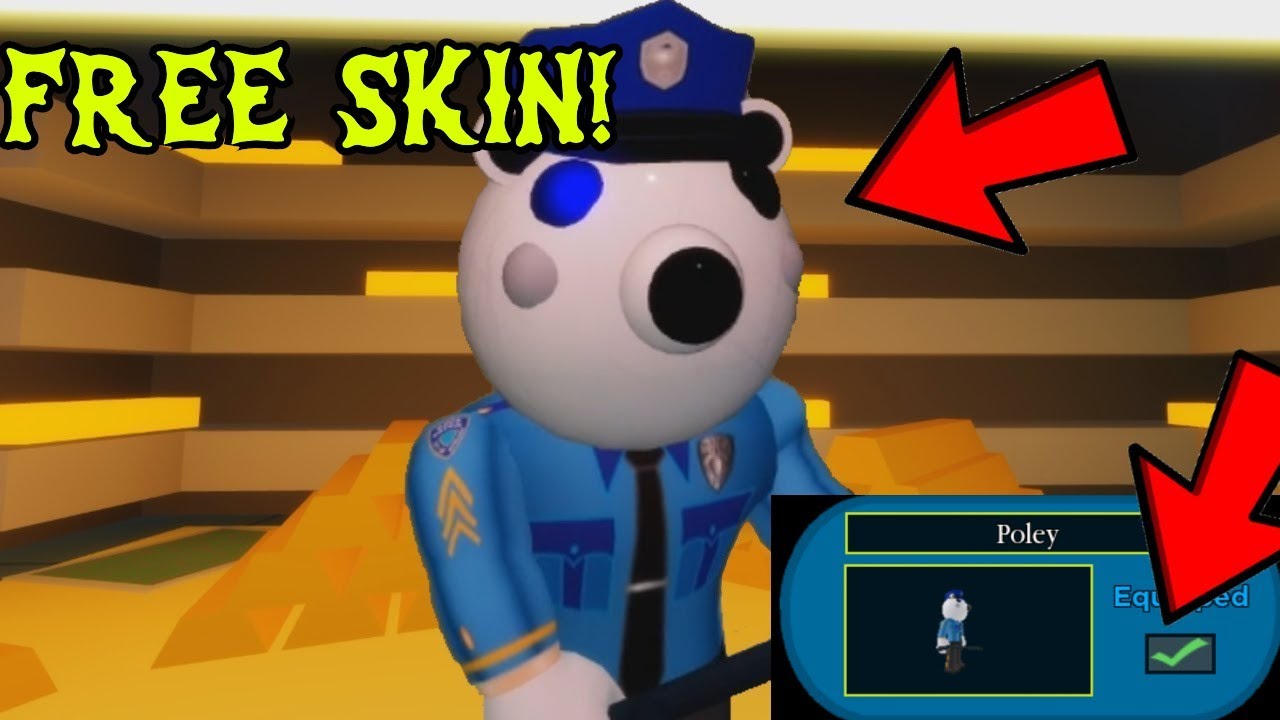 How to get the FREE POLEY SKIN in ROBLOX PIGGY! Mall Chapter 10 - YouTube