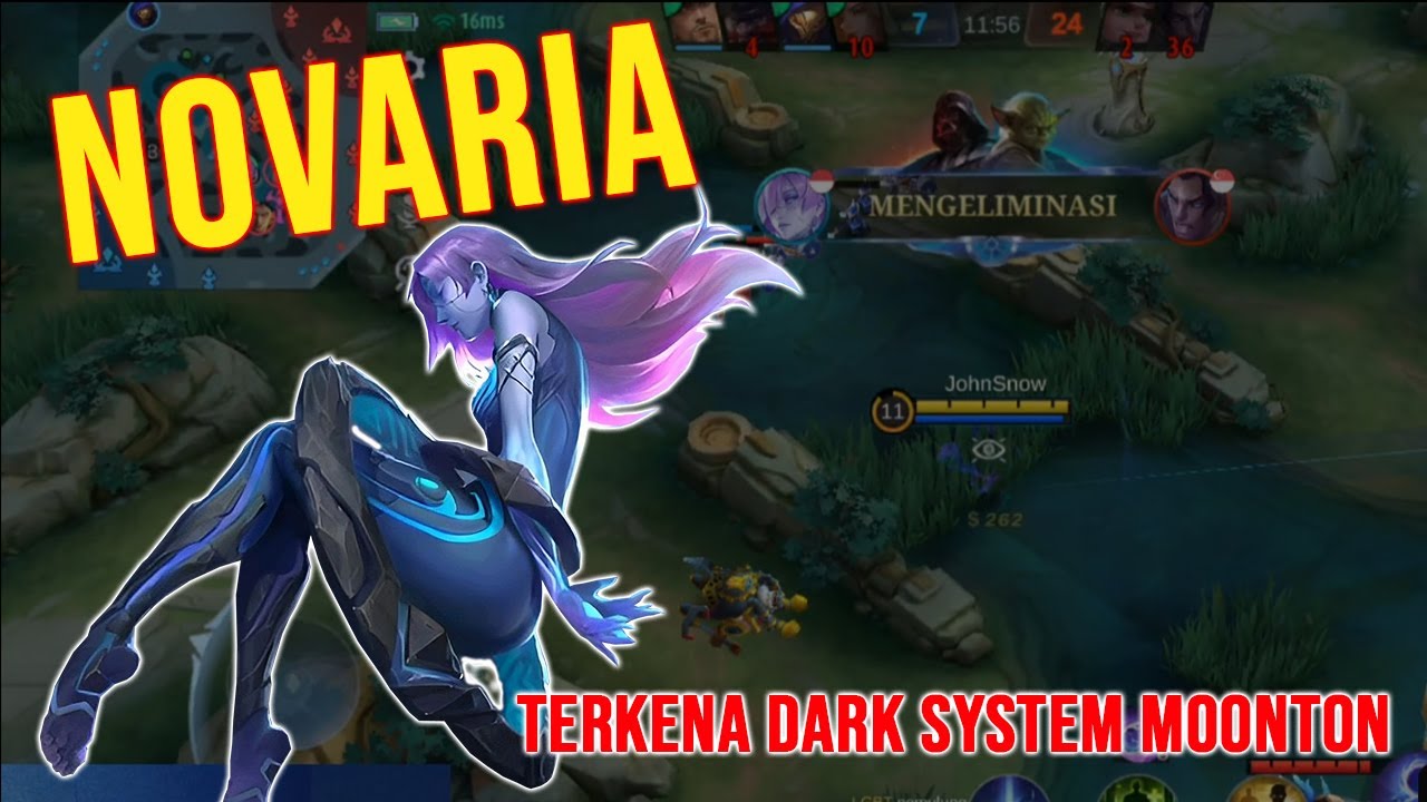 NOVARIA - DARK SYSTEM MOONTON DI AKHIR SEASON #novariaml #mobilelegends ...