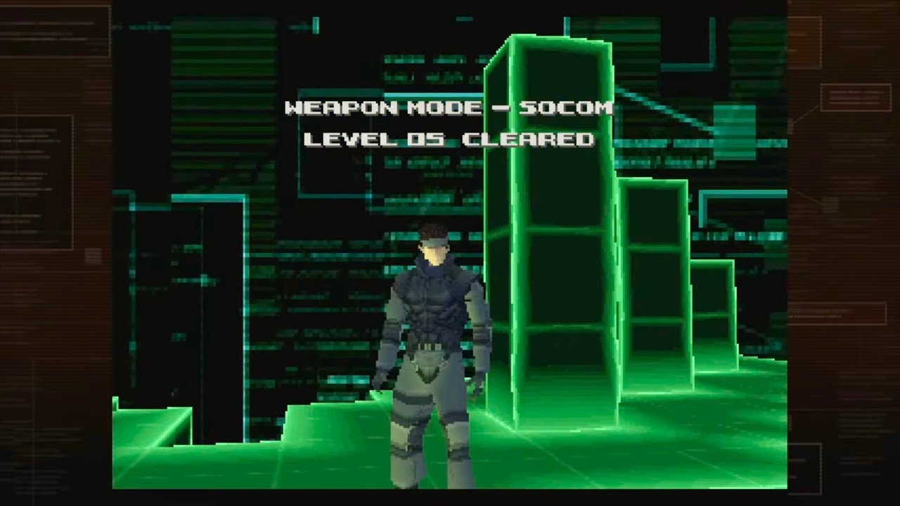 MGS1 INTEGRAL VR TRAINING｜WEAPON MODE - SOCOM（PRACTICE）Lv.1～5 - YouTube