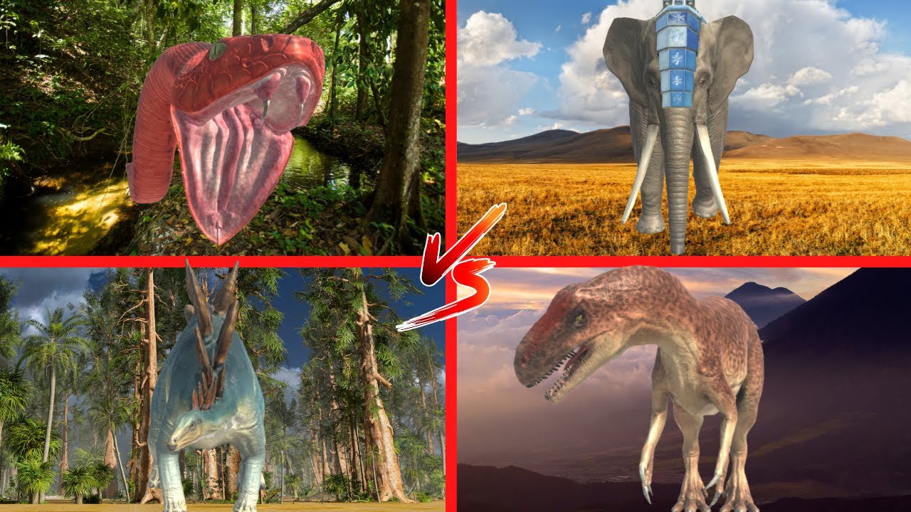 Tournament: Titanoboa, Elephant Rocket, Stegosaurus, Allosaurus ...