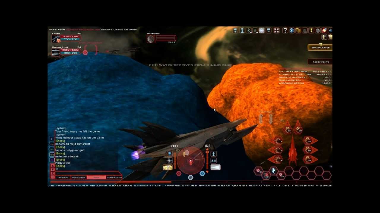 Battlestar Galactica Online Water Mining Tutorial (Planetoid) - YouTube