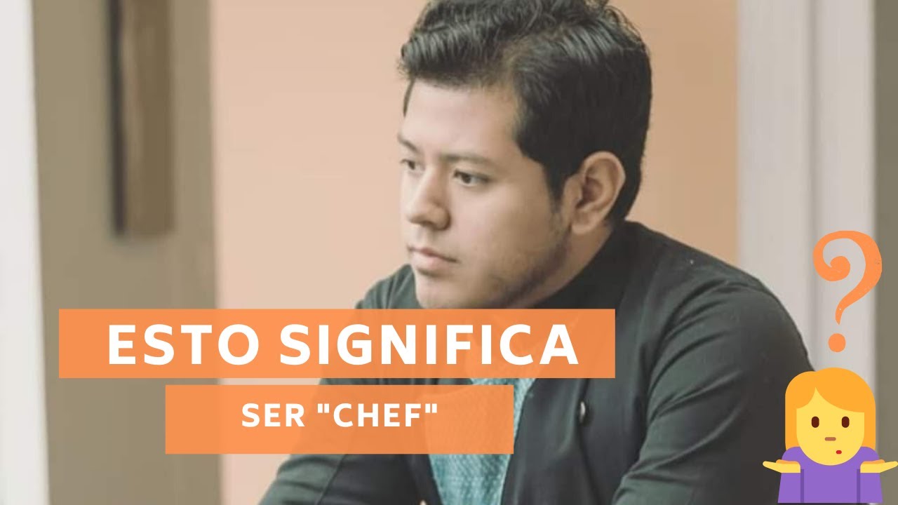 Este es el significado de ser un CHEF! 😱👨‍🍳 / Gastronomía - YouTube