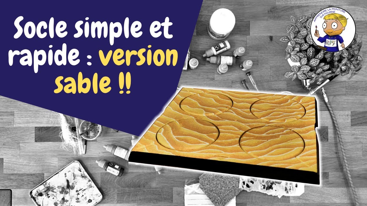 Tuto socle désertique en trompe l'oeil - apprendre la peinture sur ...