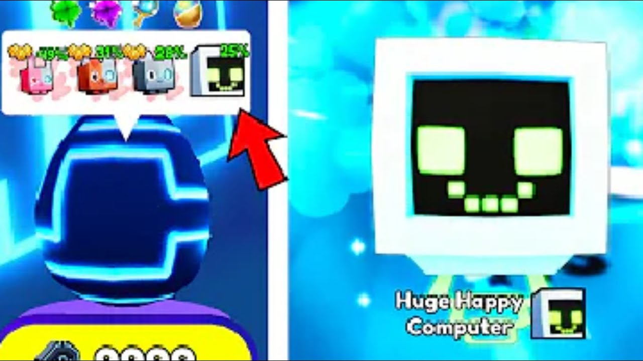 *EASY* HUGE HAPPY COMPUTER & NEW TECH WORLD in Pet Simulator 99! - YouTube