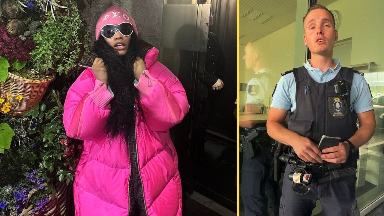 Nicki Minaj Seen for FIRST Time Since Drug Arrest in Amsterdam! - YouTube