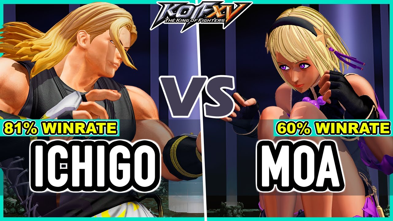 KOF XV 🔥 Ichigo (Andy/Blue Mary/Isla) vs Moa (Athena/Maxima/Mai) - YouTube