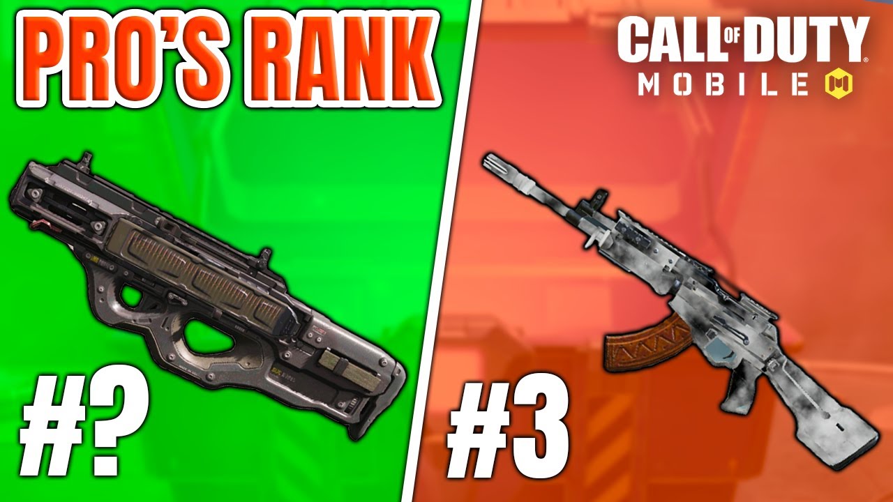 COD Mobile Pros Rank the Top 5 Guns in the Game! - YouTube