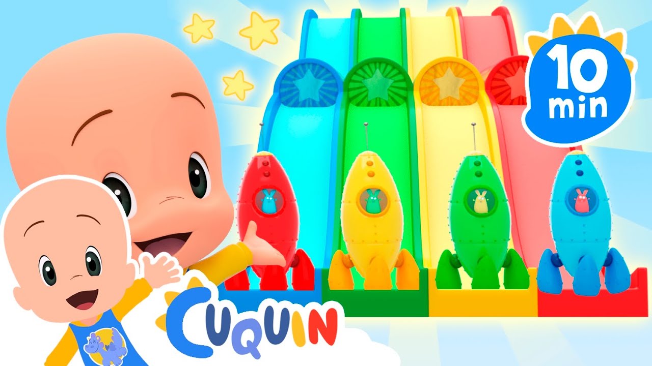 Balloon rockets | Kids | Learning | Cleo & Cuquin - YouTube