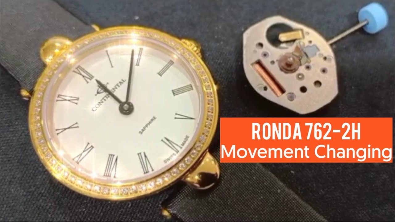 Continental watch restoration|ronda 762-2h movement|ronda movement ...