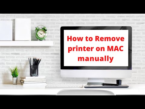 How to Remove printer manually on MAC OS - YouTube