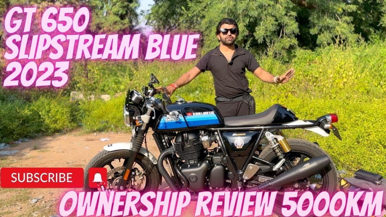 Royal Enfield Continental GT 650 Slipstream Blue 2023 || Ownership ...